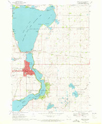Hi-Res Interactive Map of Spirit Lake, IA in 1970 | Pastmaps